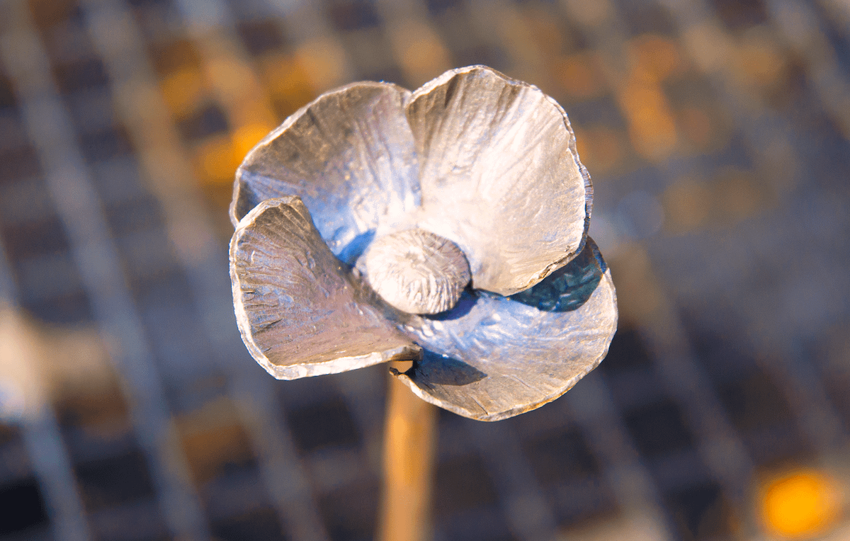 ABASA Tutorial -Poppy Flower - Artist Blacksmiths Association South Australia